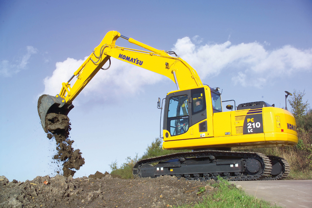 Komatsu Hydraulikbagger weltweit Marktführer